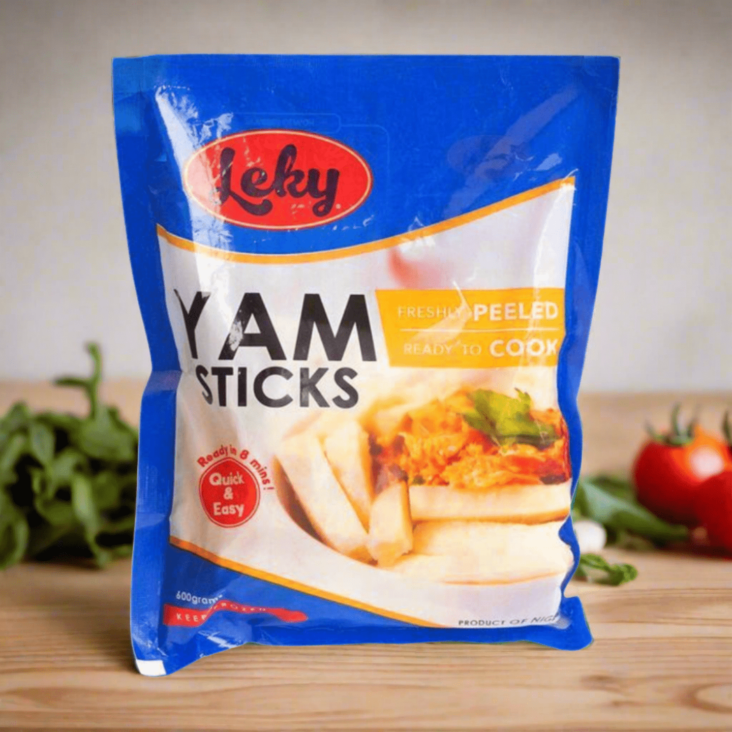 Yam Sticks Quarter Box (600g x 7) - 4.2kg – Convenient African Food Shop